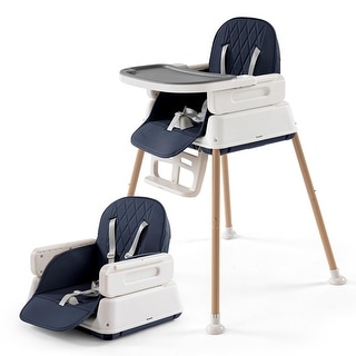 Baby High Chair,3 in 1 Adjustable Convertible Baby High Chairs for ...