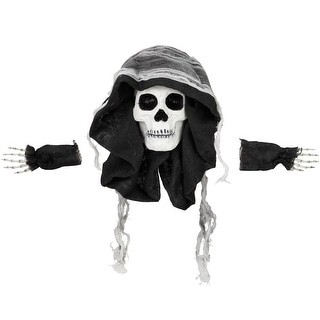 10" Spooky Skeleton 3-D Halloween Window Decoration - Bed Bath & Beyond ...