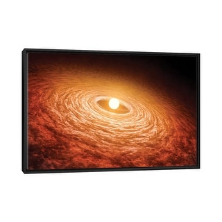 iCanvas "Disk Of Material Surrounding Star FU Orionis" by Stocktrek ...