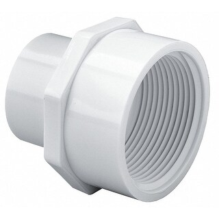 Sim Supply Reducing Adapter, 1/2 x 3/4 in, PVC 435074 - 1 Each - Bed ...