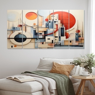 Designart "Constructivism Constructed Horizons XIII" Constructivism ...