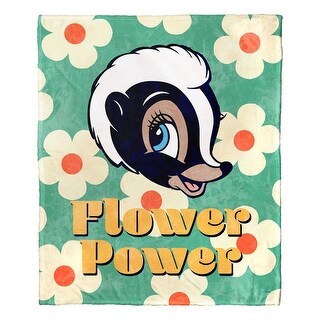 Disney Bambi 80th Celebration Flower Power Silk Touch Throw Blanket ...