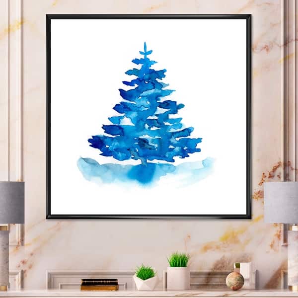 winter tree framed art