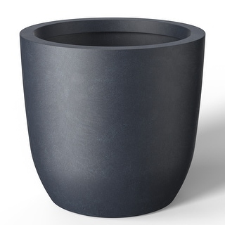 Tall Concrete Round Plant Pots / Large Indoor and Outdoor flower ...