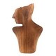 12" Wooden Hand Carved Abstract Woman Faceless Sculpture Handmade ...
