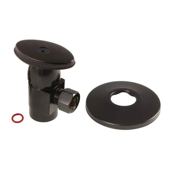 Kingston Brass Quarter Turn Water Supply Stop Valve with Ceramic Disc ...