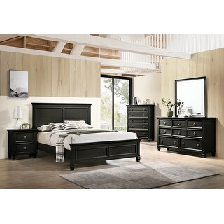 New Classic Furniture Amity 4-piece Bedroom Set with Nightstand - Bed ...