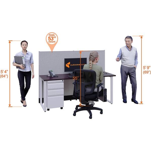 Open Plan Workstations 53H 4pack X Cluster Powered - Bed Bath & Beyond - 34337929