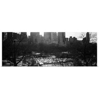"Wollman Rink Ice Skating Central Park New York NY" Poster Print ...