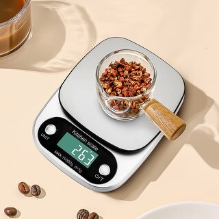Multifunction Tare Function Weight Balance Kitchen Food Scale 22lb 1g ...