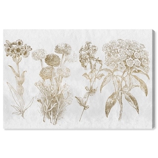 Floral Selection Quad Canvas by Art Remedy, Gallery Wrapped - Bed Bath ...