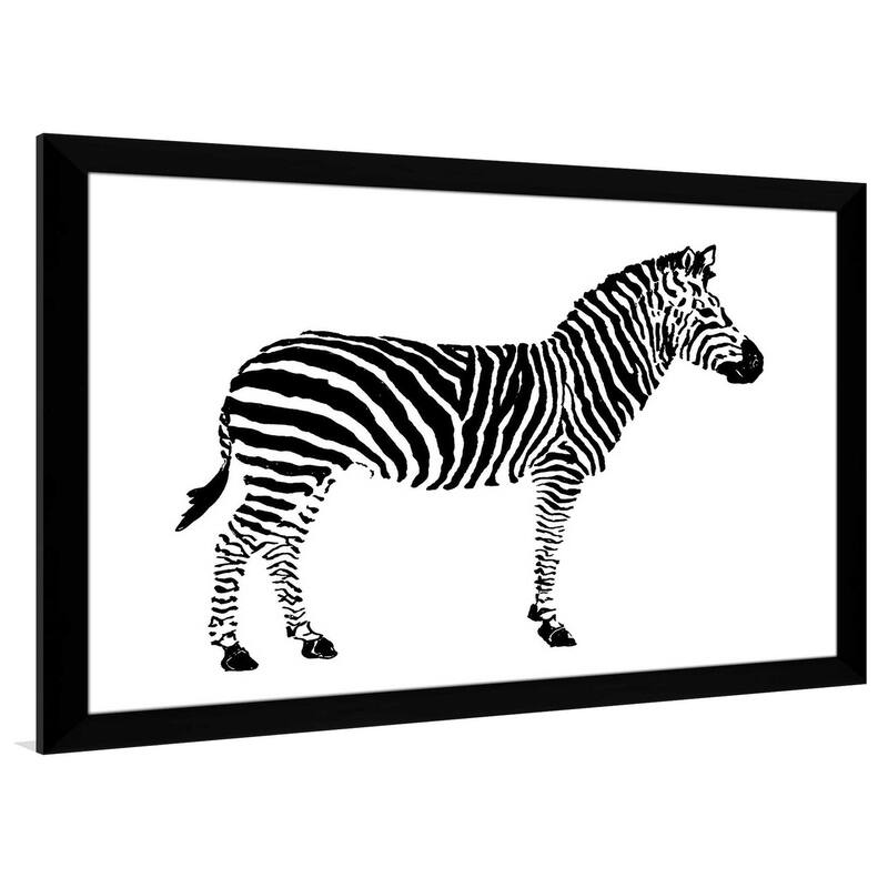 "Zebra (Horizontal)" Print on Acrylic - Overstock - 36559725