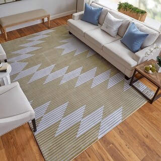 Marigold 3830F Geometric Modern Area Rug - Bed Bath & Beyond - 40780513