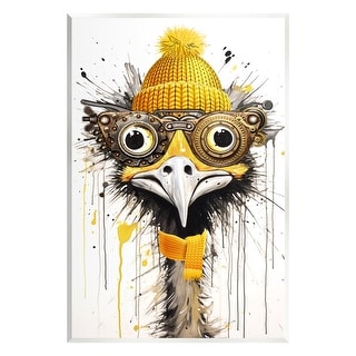 Stupell Yellow Steampunk Emu Wall Plaque Art Karen Smith - Bed Bath ...