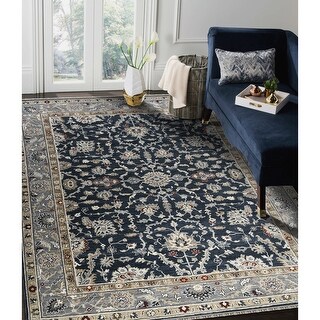 Bristol Krisha Classic Bordered Hand-Knotted Area Rug - Bed Bath ...