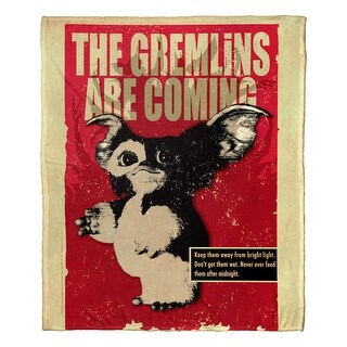 Warner Brothers Gremlins They Are Coming Silk Touch Throw Blanket - Bed ...