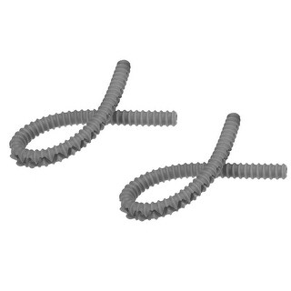 35.5cm Silicone Oven Rack Shields Heat Resistant Edge Liner Cover 2pcs ...