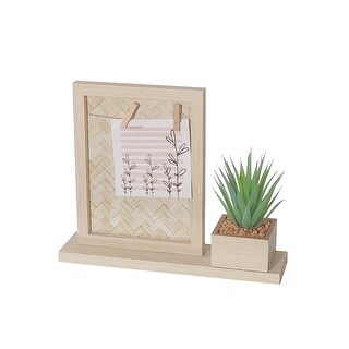 MDF Collage Clip Frame With Faux Plants 4X4 - Bed Bath & Beyond - 40139019