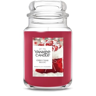 Yankee Candle Christmas Magic Original Large Jar Scented Candles, 22 oz ...