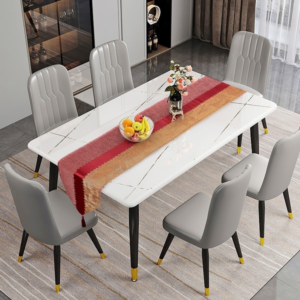 chenille table runner