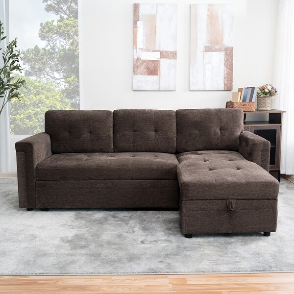 Microfiber sleeper sectional store