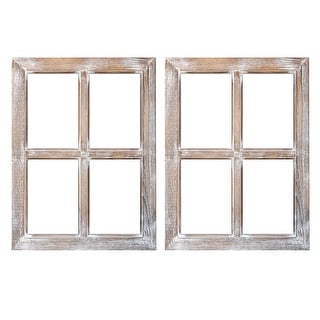 square wood window frame