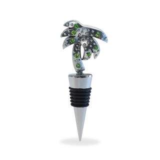 Cheers Palm Tree Metal Wine Stopper - Elegant Vacuum Seal Reusable - 5 ...