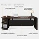 80'' Large L-Shaped Desk with 55'' Drawers Cabinet - Bed Bath & Beyond ...