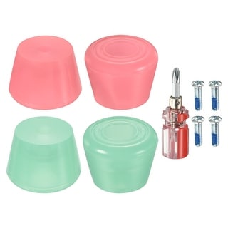 Roller Skate Toe Stops with Screwdriver Brake Stoppers Block, Green ...