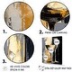 Designart "Champagne Collage With Glasses" Champagne Wall Art - Bed ...