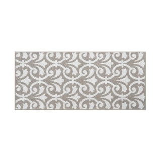 Jean Pierre Tufted Runner Karb Floral Scroll Rug Modern Home Décor Slip ...
