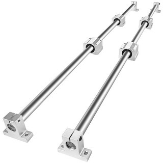 VEVOR Linear Rail Bearing Slide Set with 4Pcs Block Bearings Support ...