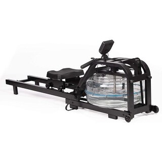 Home Water Rowing Machine with LCD Monitor - Supports up to 330 Lbs ...