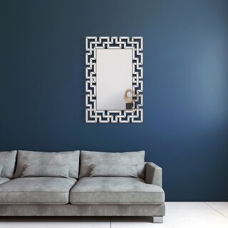 Everlast Modern All Glass Rectangular Mirror - Bed Bath & Beyond - 40788622