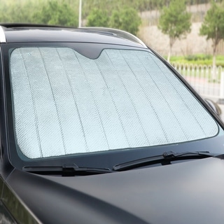 Agfabric Aluminum Foil Insulated Sunshade Silver,55"x27.6" - Bed Bath ...