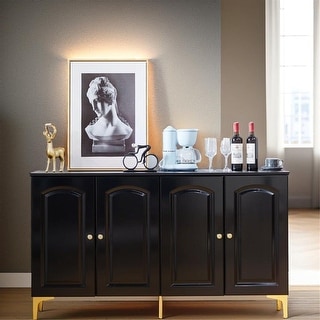 Mid Century Modern Buffet Table with Adjustable Shelf - Bed Bath ...