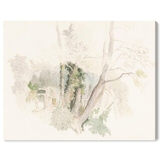 Trees at Beddington 1805 Canvas Vintage Sketches by Art Remedy - Bed ...