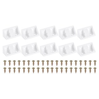 Plastic Corner Braces, L-Shape Shelf Support Corner Brace Nylon Right ...