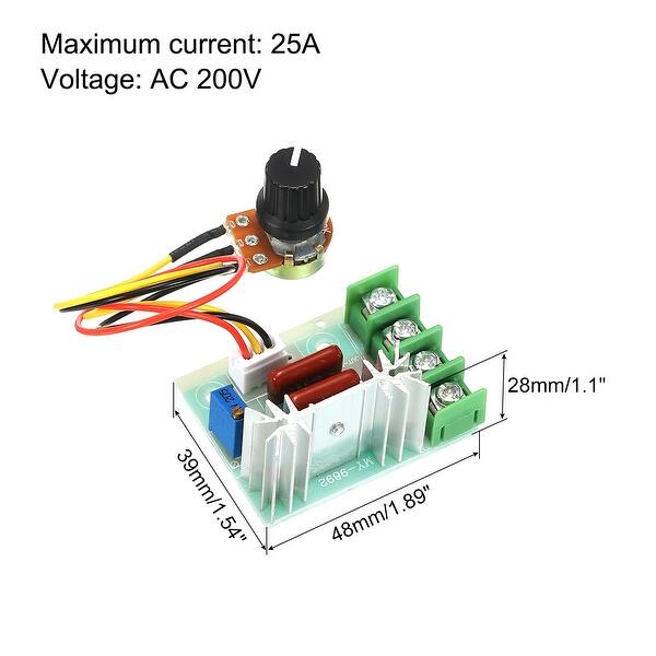 AC 2000W 220V High-Power Thyristor, Electronic Voltage Regulator Pack ...