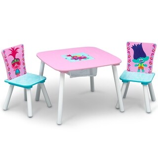 Trolls World Tour Table and Chair Set with Storage by Delta Children ...