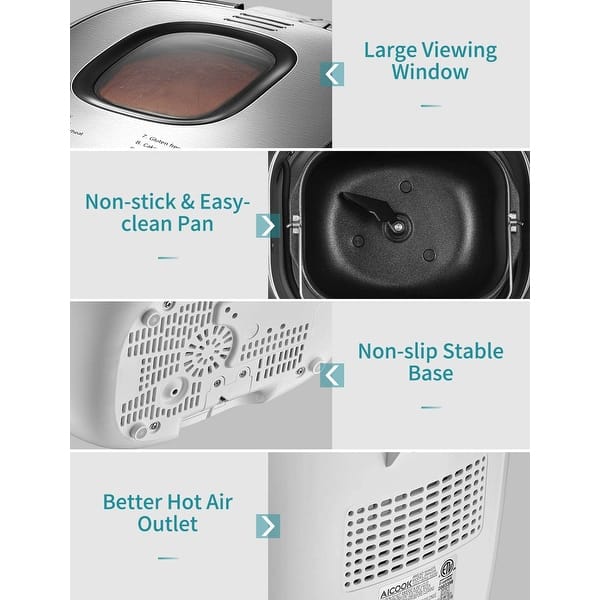 bread maker with viewing window