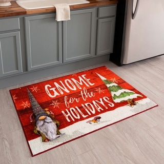 Mohawk Home Gnome Holidays Holiday Accent Kitchen Mat - Bed Bath ...