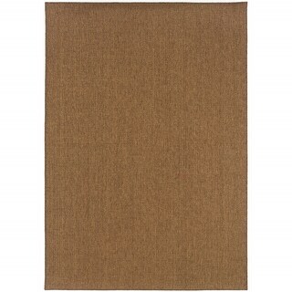 4' X 6' Tan Stain Resistant Indoor Outdoor Area Rug - 6' x 7' - Bed ...