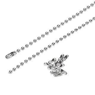 Pull Chain Extension 10' Long 0.13" Dia Beaded Link w Connectors 1 Set ...