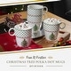Spode Set of 4 Christmas Tree Polka Dot Stackable Mugs - Bed Bath ...