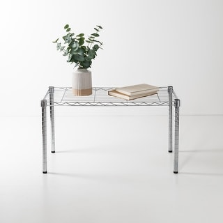 Honey-Can-Do Chrome Steel Wire Table - Bed Bath & Beyond - 36305033