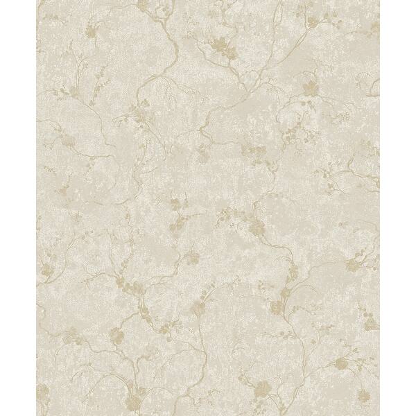 A-Street Prints Mahina Pearl Floral Vine Wallpaper - Bed Bath & Beyond ...