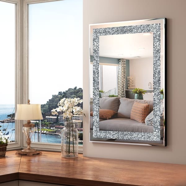 silver rectangle mirror