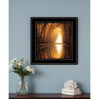 HomeRoots Lochem Reflections 2 Black Framed Print Wall Art - Bed Bath ...