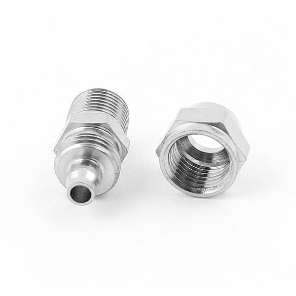 1/8BSP Male Thread 6mm Tube Dia Straight Pneumatic Coupler Connector ...